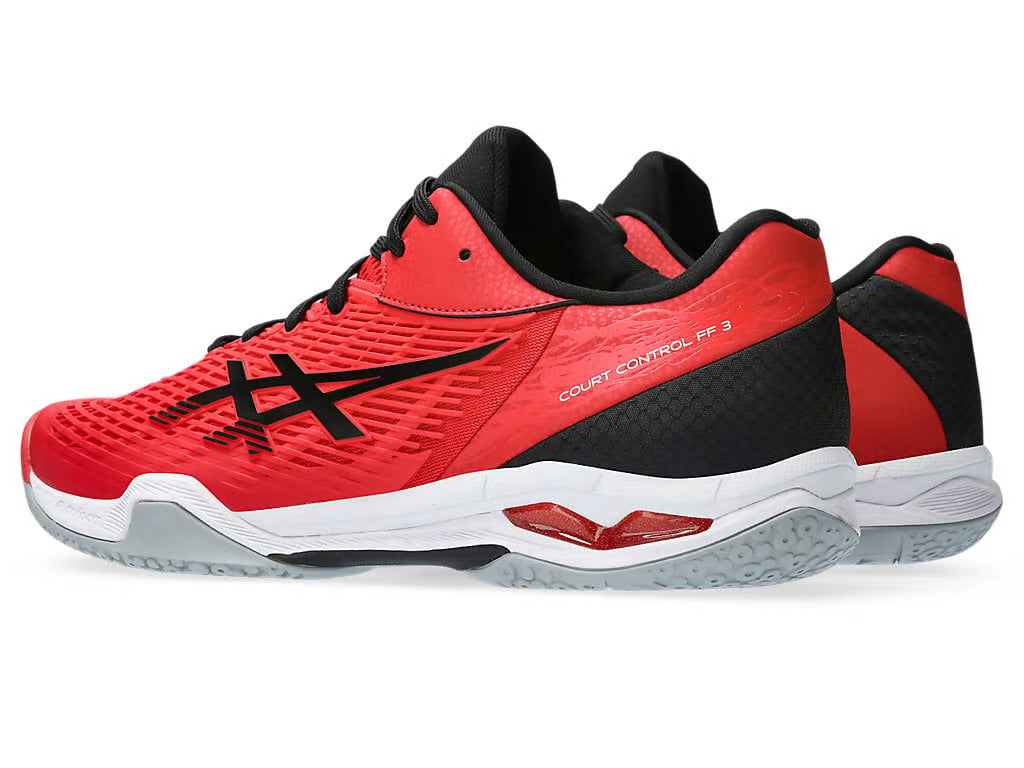 Asics Court Control FF 3 Badminton Shoe - Classic Red/Black – Achivr