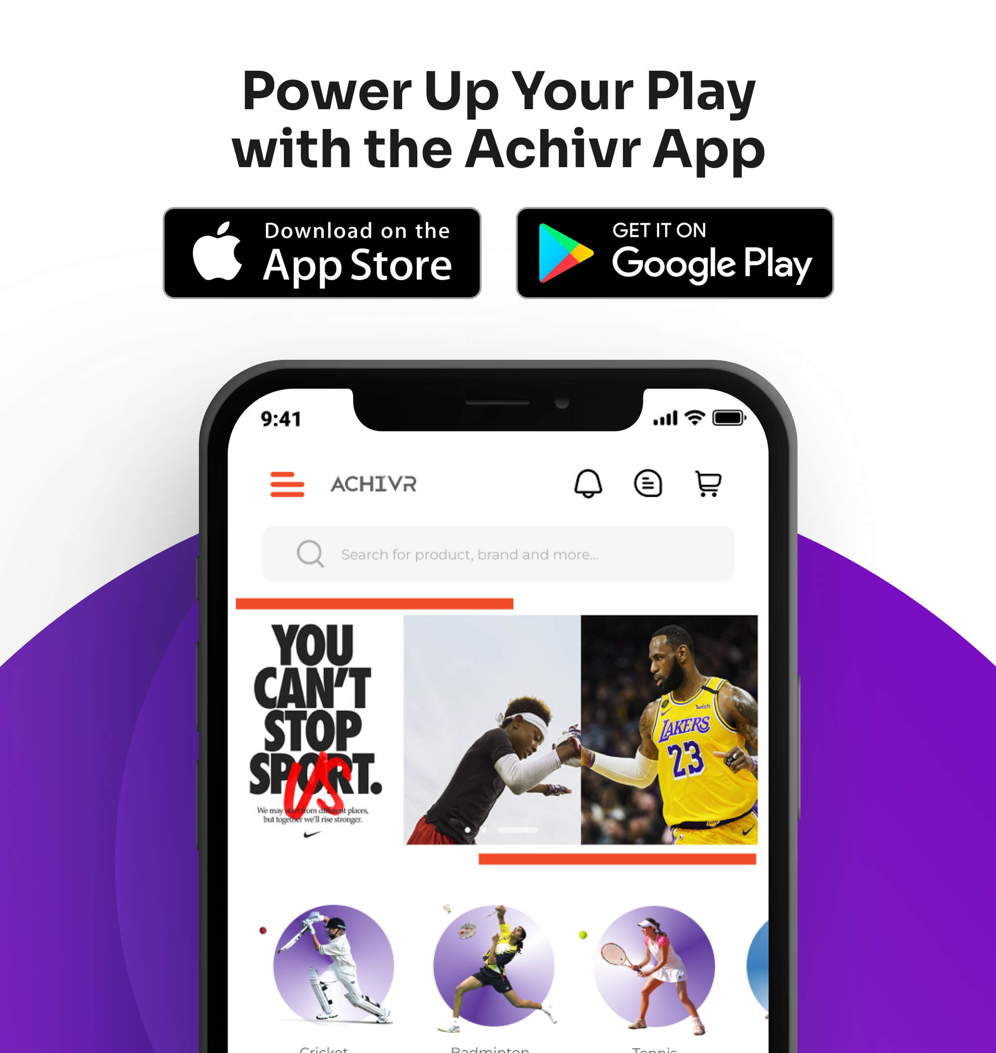 Achivr.in | India's most authentic online sports store