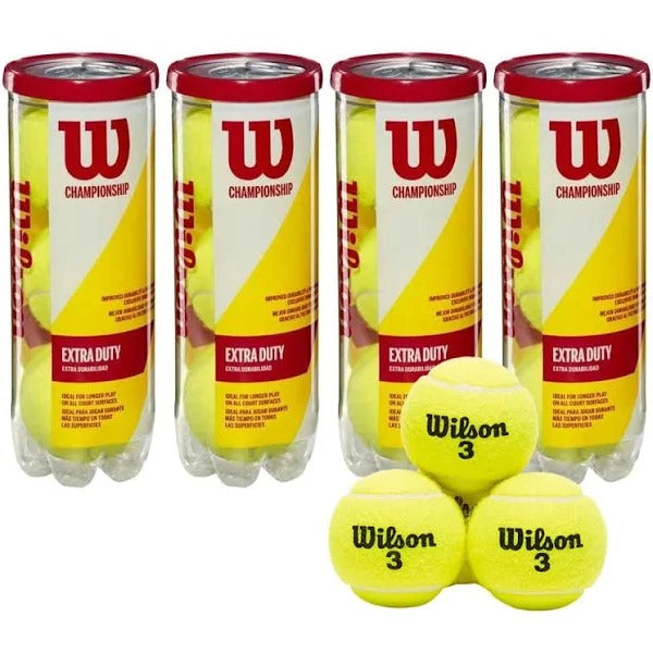 Wilson Championship Tennis Ball - Pack of 4 – Achivr