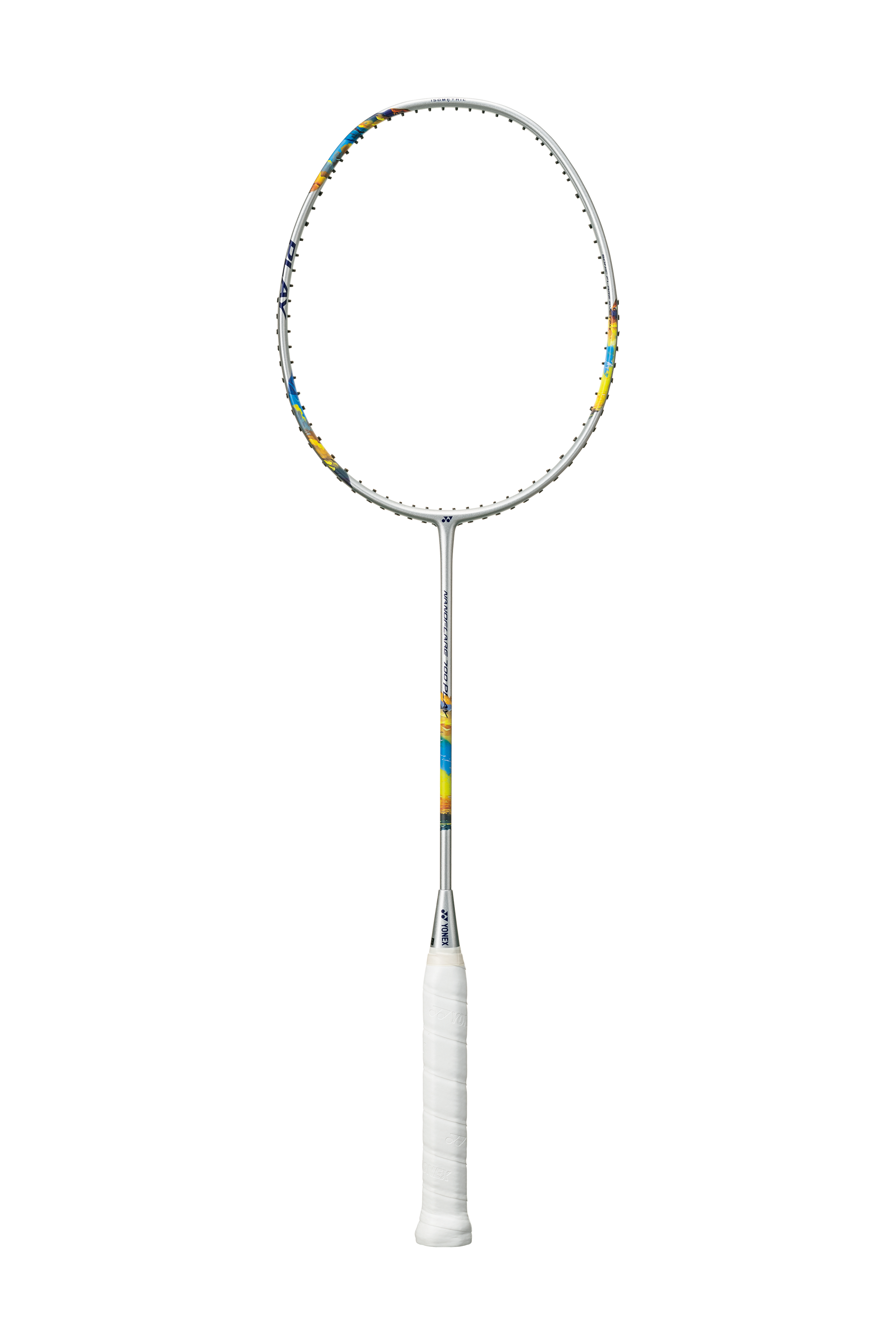 Yonex Nanoflare 700 Play Badminton Racket (Strung) | Silver/Sky Blue – Achivr
