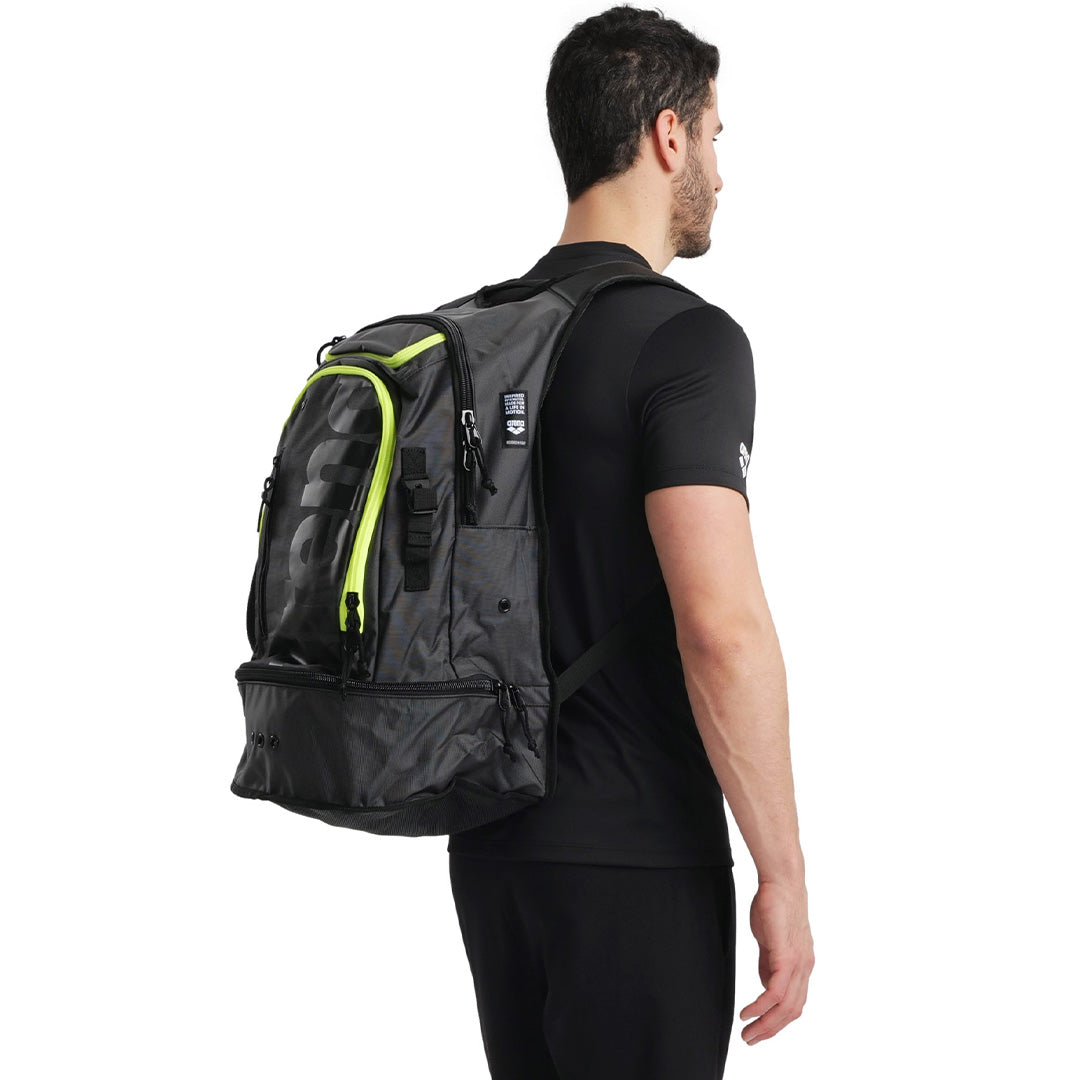 Arena Fastpack 3.0 Backpack | Dark Smoke Neon Yellow – Achivr
